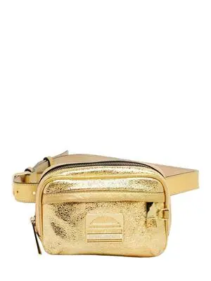 Marc Jacobs Leather Zip Belt Bag - Gold