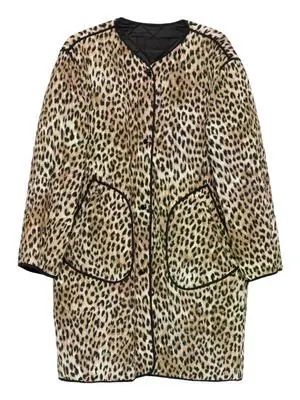 N°21 Leopard-print Coat - Neutrals