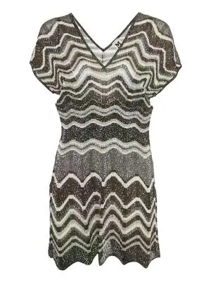 Missoni Patterned Lurex Top - Black