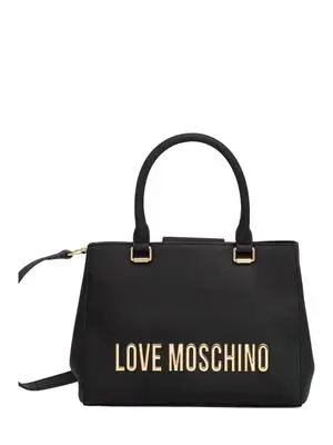 Moschino Top Handle Tote Bag - Black