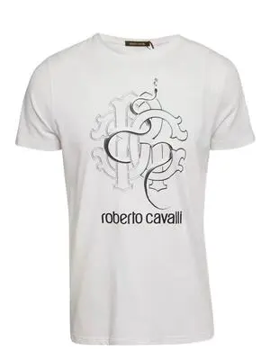 Roberto Cavalli Logo-print T-shirt - White