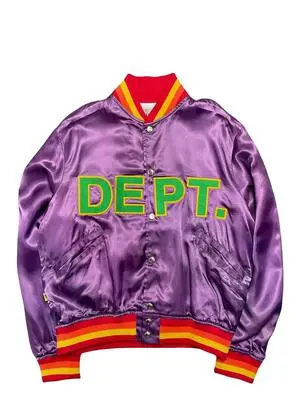 GALLERY DEPT. Mvp Satin Bomber Jacket - Purple
