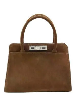 Fabiana Filippi Turn-lock Top-handle Bag - Brown