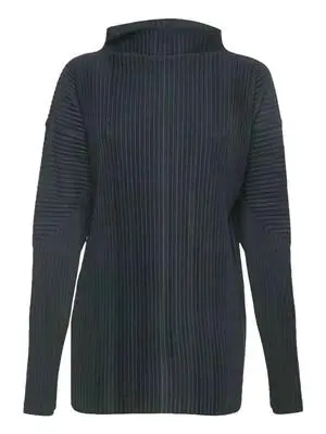 Issey Miyake Pleated Top - Blue