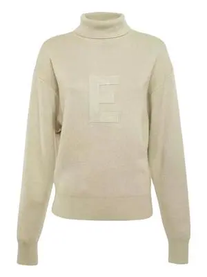 Fear Of God Logo-appliqué Turtleneck Sweater - Neutrals