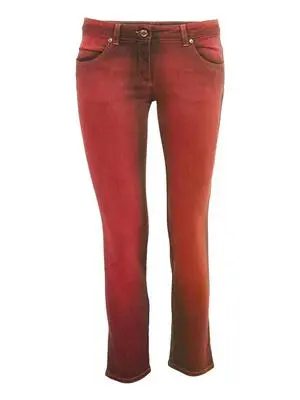 Roberto Cavalli Denim Skinny Jeans - Red