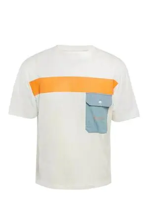 Armani Exchange Stripe-detail Pocket T-shirt - White