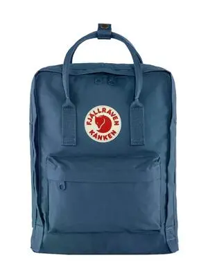 Fjallraven Logo-patch Zip Backpack - Blue