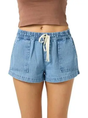 O'Neill Drawstring Denim Shorts - Drifter