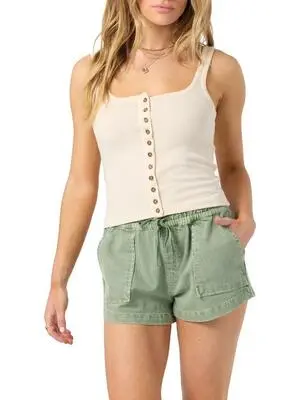 O'Neill Maylee Pointelle Knit Tank - Tapioca