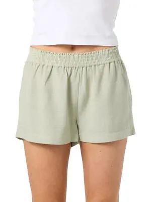 O'Neill Smocked Waist Shorts - Desert Sage