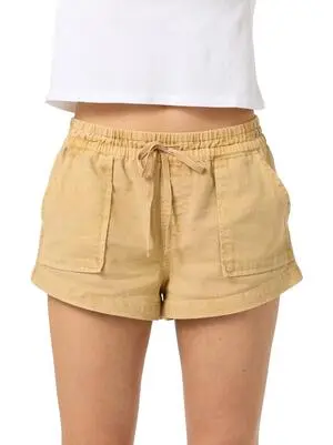 O'Neill Cotton Twill Drawstring Shorts - Warm Sand