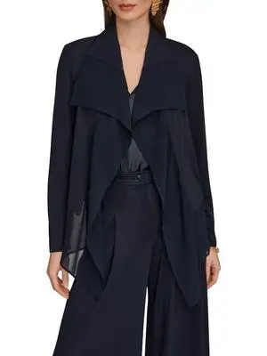 Donna Karan New York Mixed Media Jacket - Nightfall