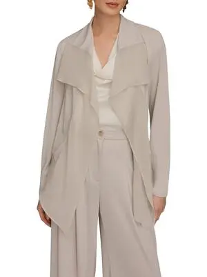 Donna Karan New York Mixed Media Jacket - Tuscan Grey