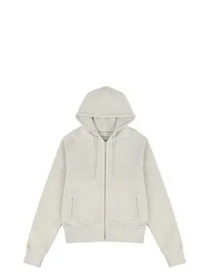 ENTIRE STUDIOS Slim Zip-up Hoodie - Off White