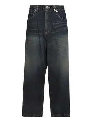 Mihara Yasuhiro Light Wide Jeans - Blue
