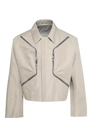 Rick Owens Blixa Mac Jacket - Sand