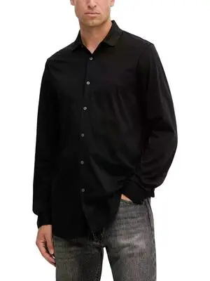 Armani Exchange Buttoned Shirt Black