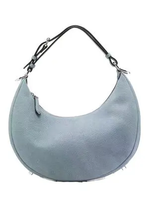 Fendi Small Graphy Leather Tote - Blue