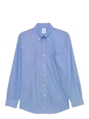Brooks Brothers Blue Long-sleeved Shirt Blue