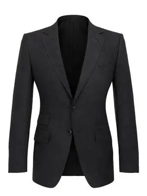 TOM FORD Wool Single-breasted Blazer - Grey