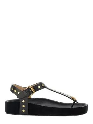 Isabel Marant Stud-embellished Sandals - Black