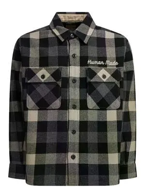 HUMAN MADE Checked Pocket Coat - Blue
