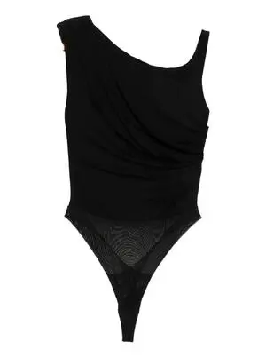 Elisabetta Franchi One-shoulder Bodysuit - Black