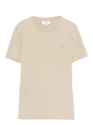 Maison Kitsuné Fox Motif T-shirt - Neutrals