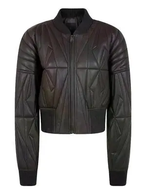 MONCLER + RICK OWENS Leather Bomber Jacket