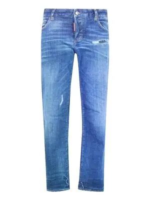 Dsquared2 Distressed Denim Jeans - Blue