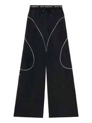 Off-White Logo Band Track Pants - Black