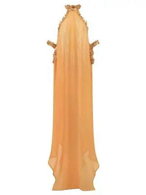 SANA OSMANI Isis Sequin-embellished Maxi Dress - Orange
