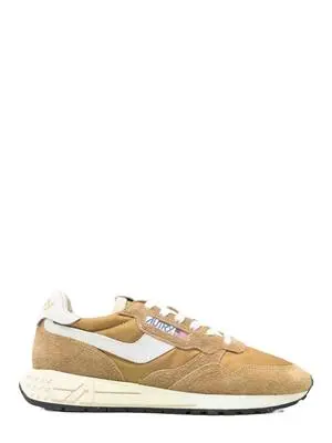 AUTRY Reelwind Panelled Suede Sneakers - Brown