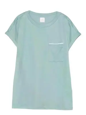 Eleventy T-shirt With Chest Pocket - Green