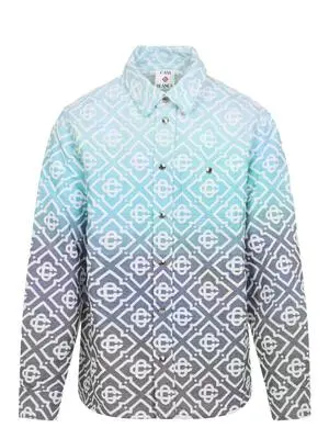 Casablanca Monogram Gradient Jacket - Blue