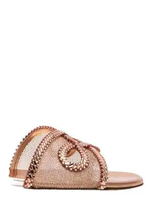 Casadei Embellished Ballerina Sandals - Pink