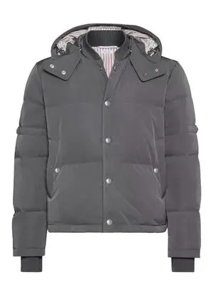 Thom Browne Snap-closure Bomber Jacket - Grey