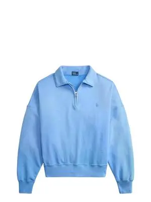 Polo Ralph Lauren Logo-embroidered Zip-up Sweatshirt - Blue