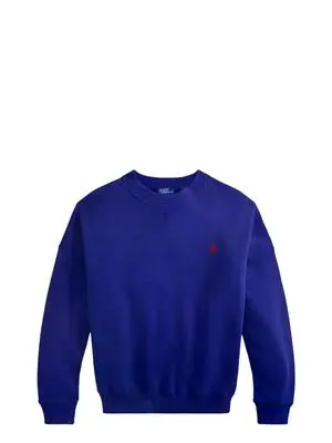 Polo Ralph Lauren Crew-neck Sweatshirt With Logo - Blue