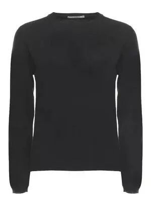 KANGRA Crew-neck Sweater - Black