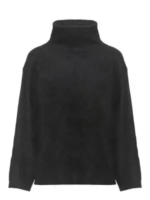 KANGRA Roll-neck Sweater - Black