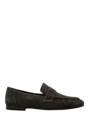 BLACK SUEDE STUDIO Arrow Suede Loafers - Brown