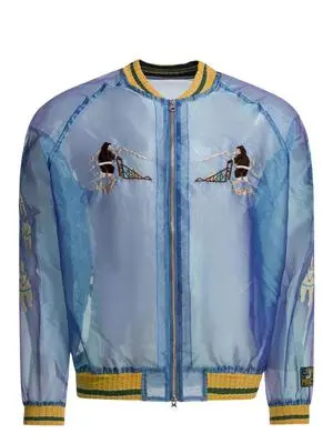 Kapital Embroidered Bomber Jacket - Blue