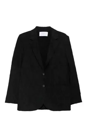 Harris Wharf London Textured Single-breasted Jacket - Black
