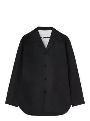 JIL SANDER Buttoned Overshirt - Black