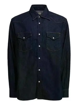 Kapital Chest-pocket Shirt - Blue