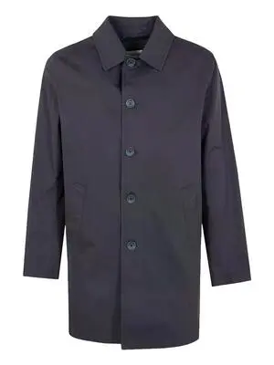 Herno Buttoned Coat - Blue