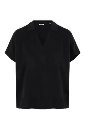 Aspesi V-neck T-shirt - Black