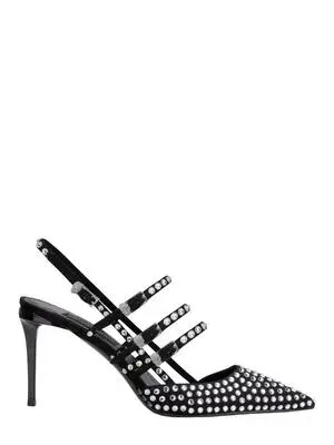 Philipp Plein Rhinestone-embellished Heeled Pumps - Black